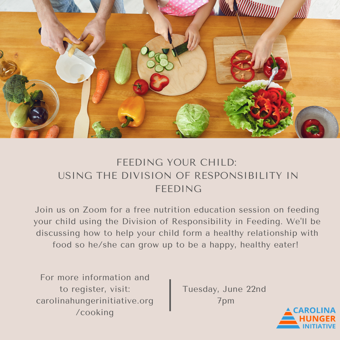 Cooking Classes: Special Sessions - Carolina Hunger Initiative